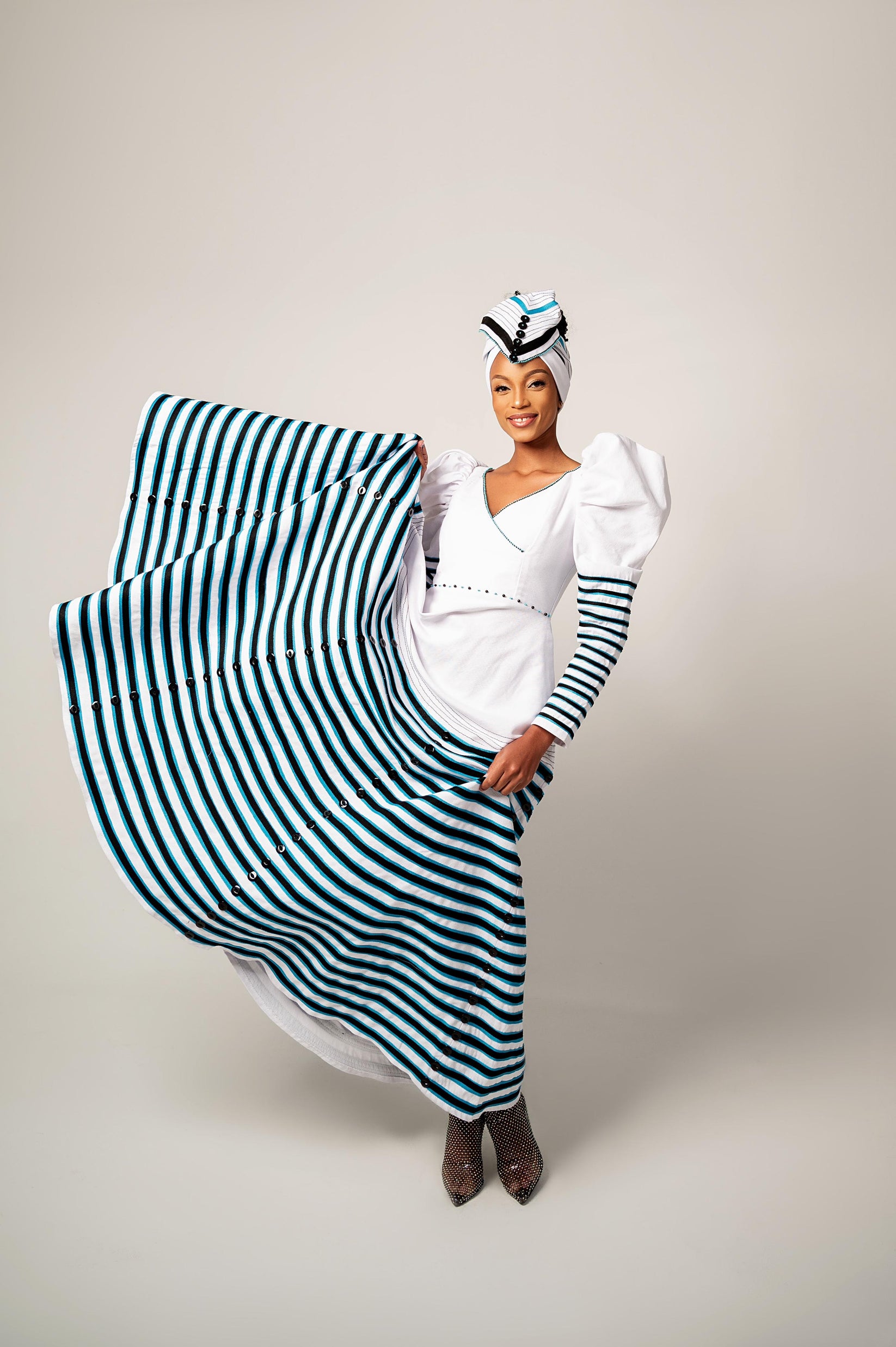 Nobuhle Mbaco Dress With Doek – KHOSI NKOSI