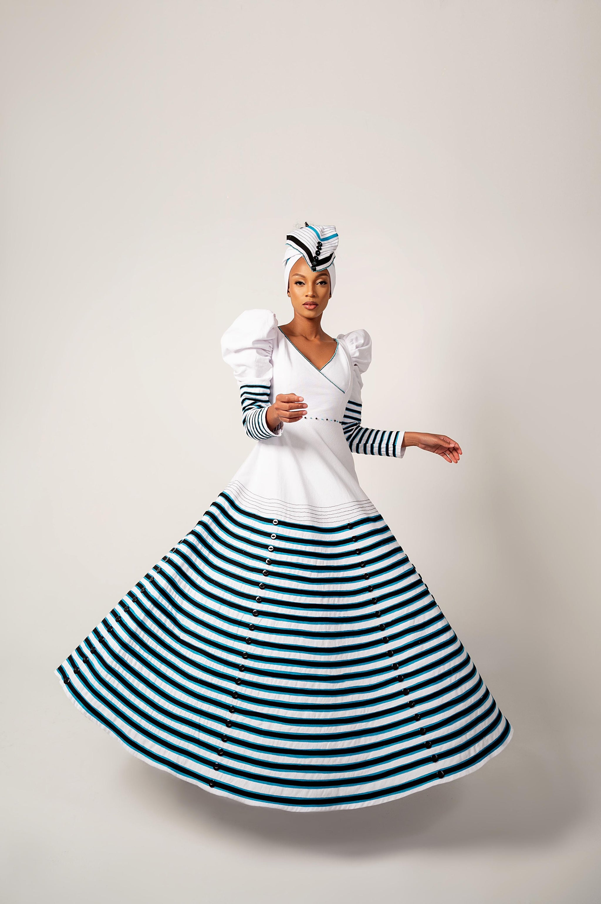 Nobuhle Mbaco Dress With Doek – KHOSI NKOSI