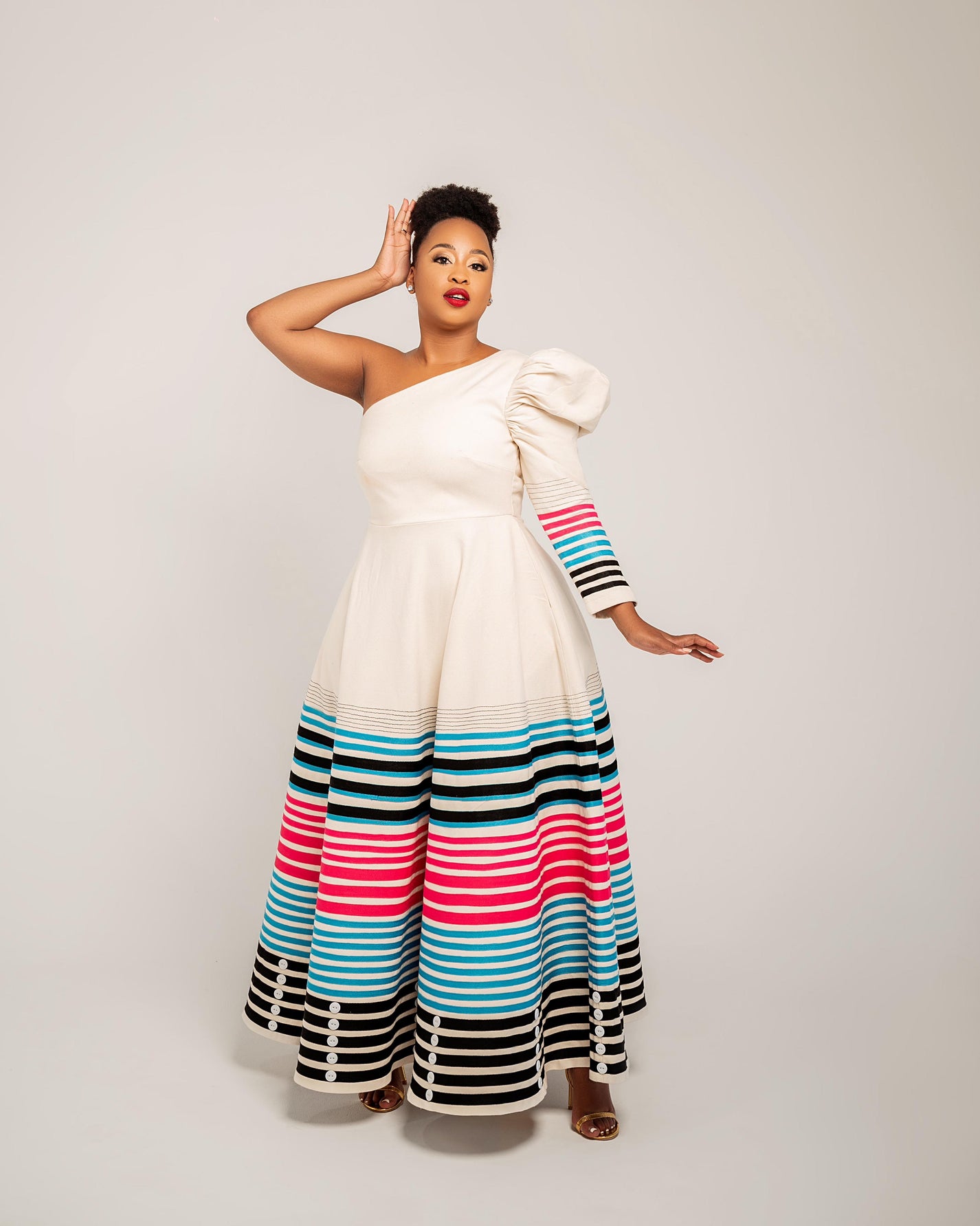 Makoti Umbaco Dress With Doek – KHOSI NKOSI