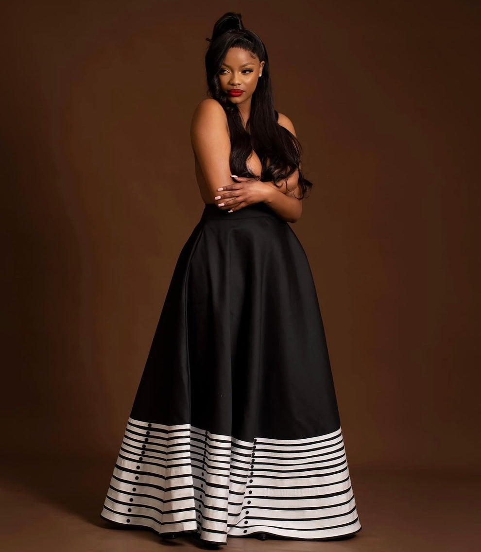 Black Natasha Skirt – KHOSI NKOSI